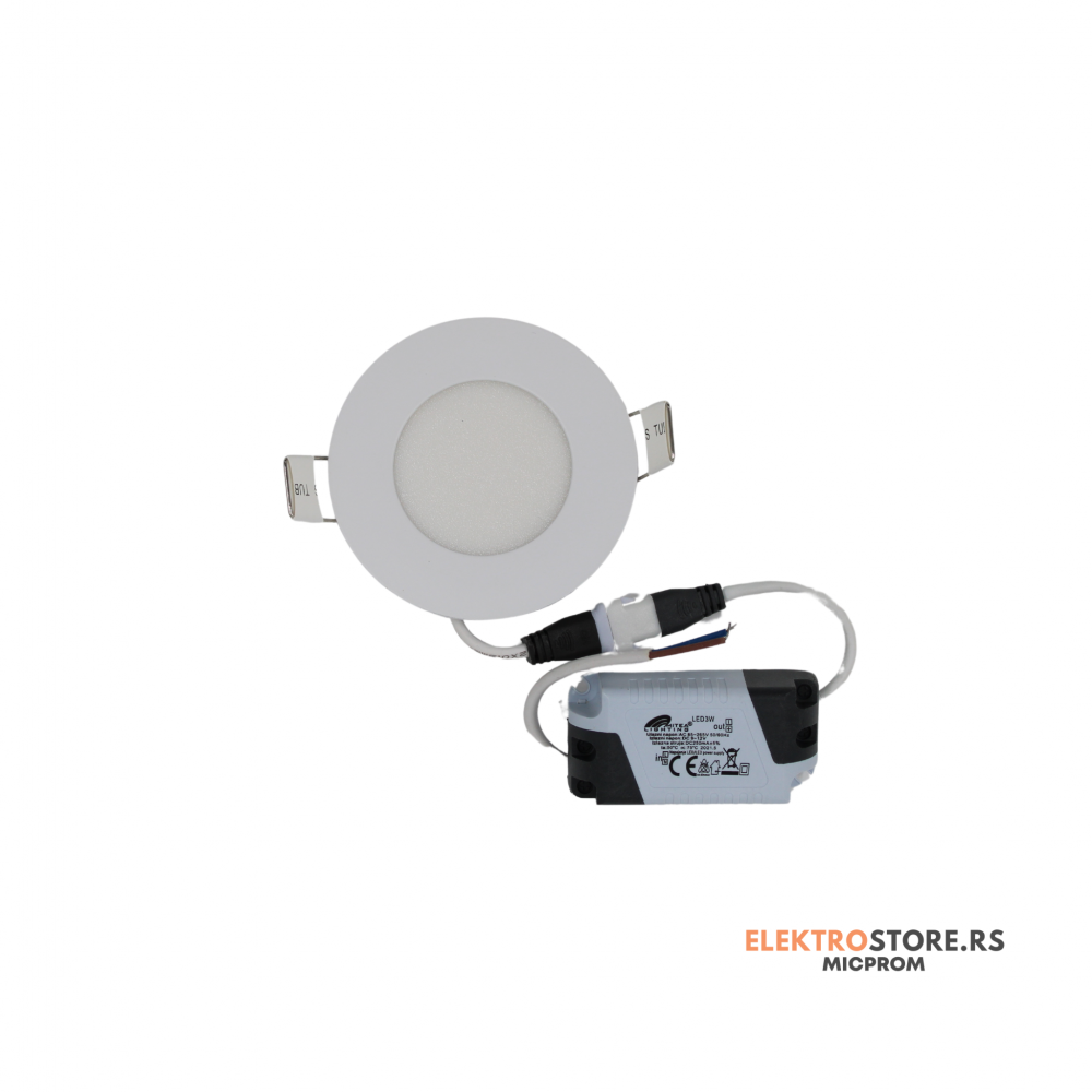 LED PANEL UGRADNI 3W